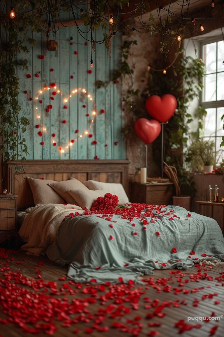 Romantic Valentines Day Bedroom Decor Ideas Puqqu